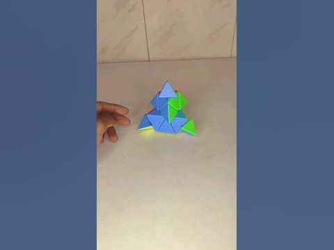 pyramid triangle cube tricks #mns17 #cubesolve #pyramidcubesolve #trending #shorts - YouTube