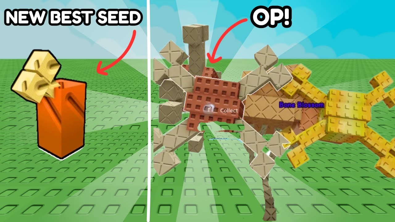 I Finally Got The NEW OP Bone Blossom In Grow A Garden - YouTube