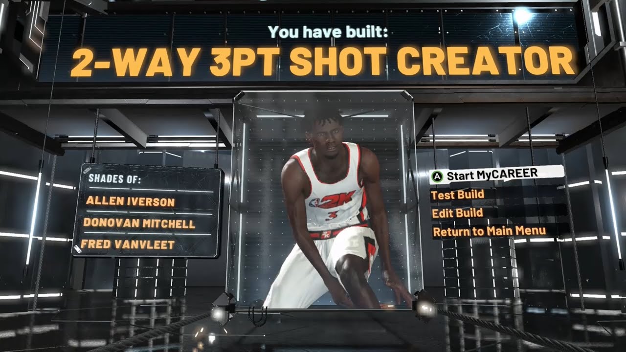 NBA 2K22 CURRENT GEN 2 WAY 3PT SHOT CREATOR *GAME BREAKING* - YouTube