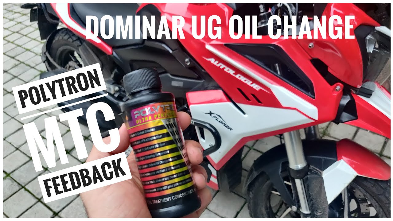 Dominar 400 Maintenance | Motul 7100 Polytron MTC Metal Treatment ...