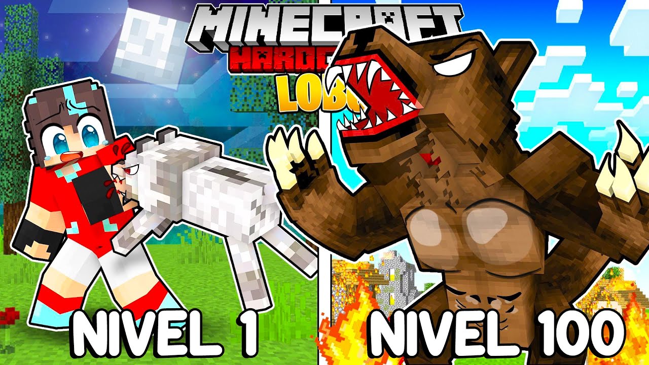 ¡Me convertí de HUMANO a BESTIA LOBO en Minecraft!😨🐺 - Misaki Gamer ...