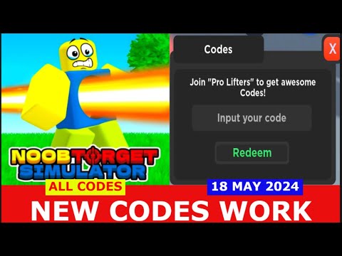*NEW CODES* Noob Target Simulator 🎯ROBLOX | ALL C0DES | MAY 18, 2024 ...