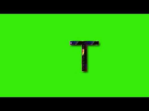 T Letter Green Screen | T Alphabets ,Effects chroma key Animated Video part 2 by Boss Fun tv 2020