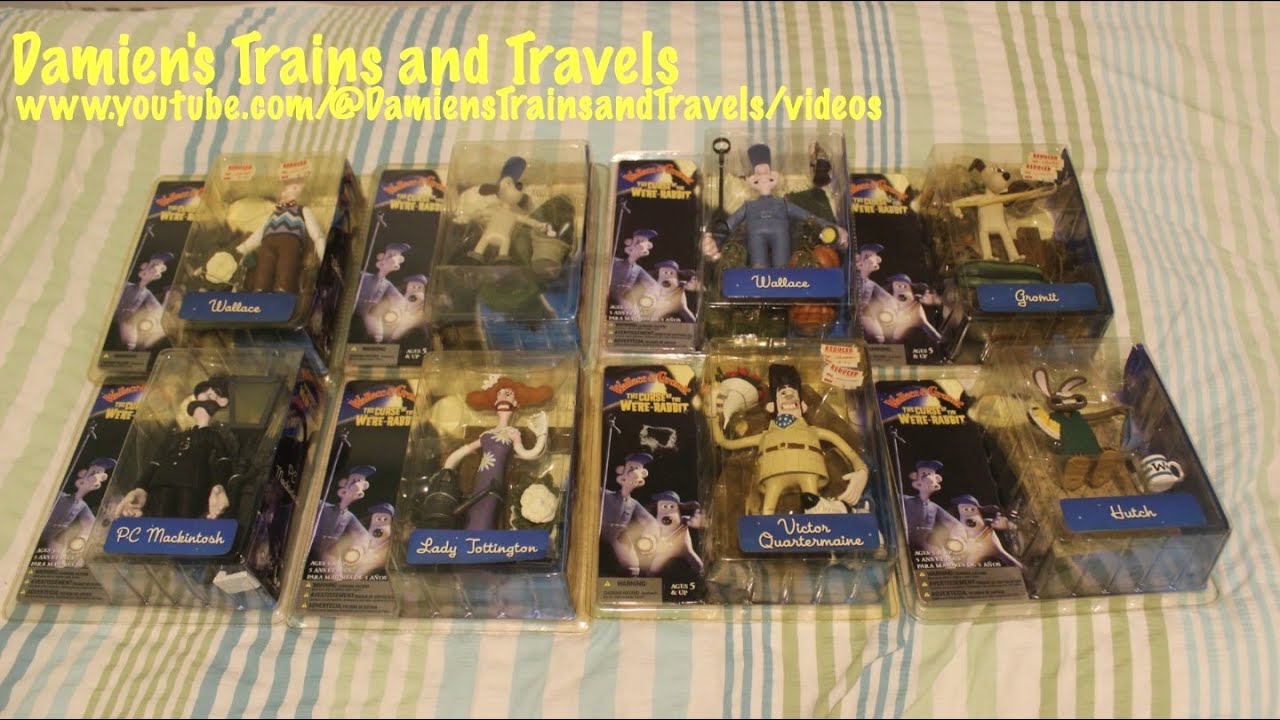 Wallace & Gromit The Curse Of The Were Rabbit McFarlane 8 Action ...