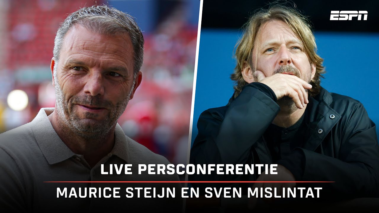 PERSCONFERENTIE Ajax | Maurice Steijn & Sven Mislintat 🆕 - YouTube