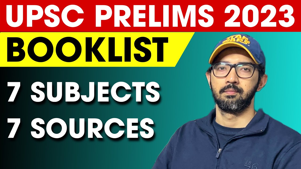 UPSC Prelims 2023 Booklist | IAS Exam Must Read Books - YouTube