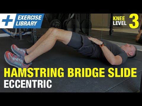 K3 | Hamstring Bridge Slide (Eccentric) - YouTube