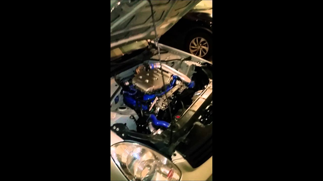 VQ35DETT G35 Sedan Engine Bay - YouTube