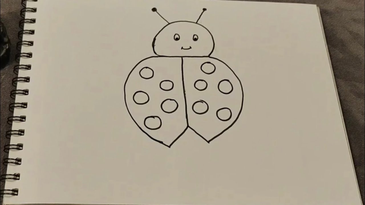 Drawing a bug easily!!How to draw a bug. - YouTube