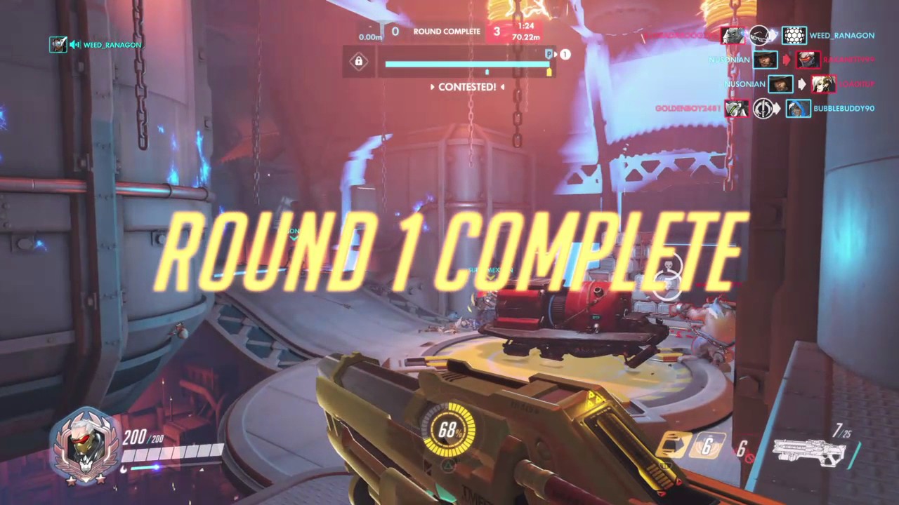 Overwatch Season 4 Tracer Soldier 76, 41-6 kings row win pt1 - YouTube