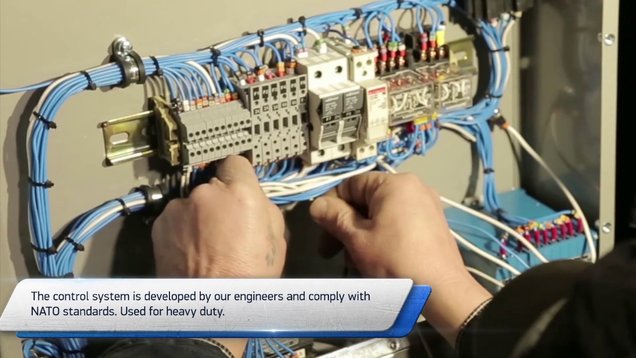 Military Diesel generator sets by SPEC-SERVICE. 30 kW - YouTube