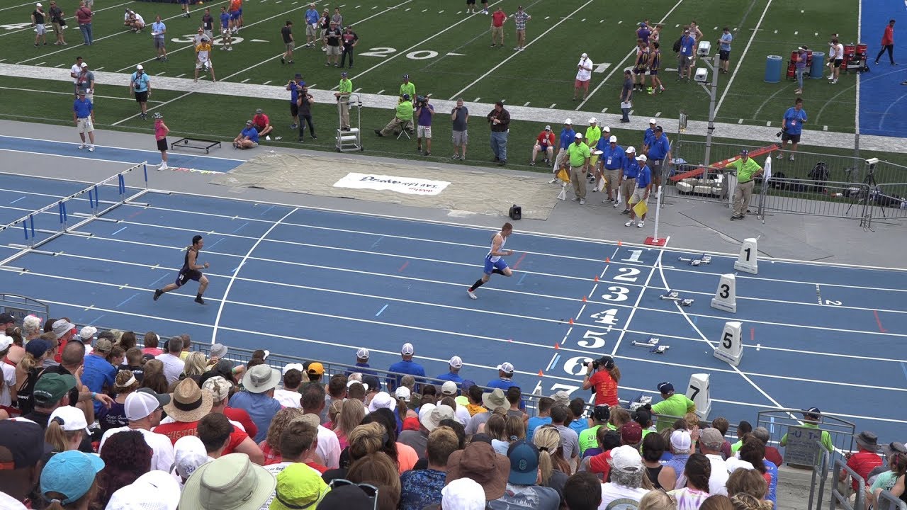 2018 Shuttle Hurdle Relay Finals - Class 2A - YouTube