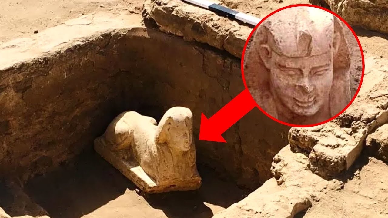 Smiling SPHINX discovered in Egypt - Uncovering the MYSTERY smile - YouTube