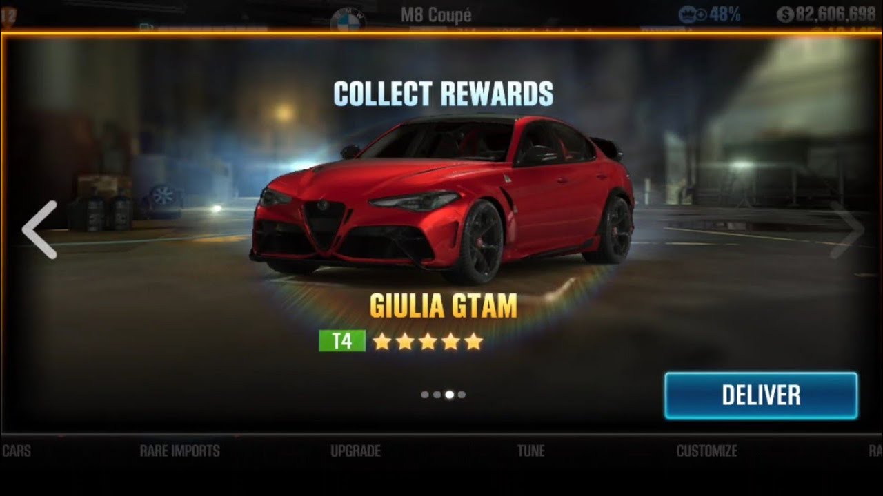 Csr Racing 2, Season Prize Alfa Romeo Giulia GTAm - YouTube