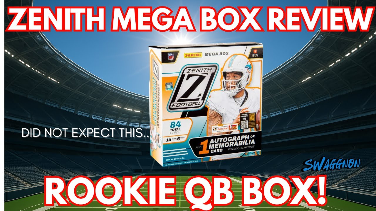 BACK IN ACTION - Zenith Mega Box Review --- WOW.. Rookie QB BOX- Is ...