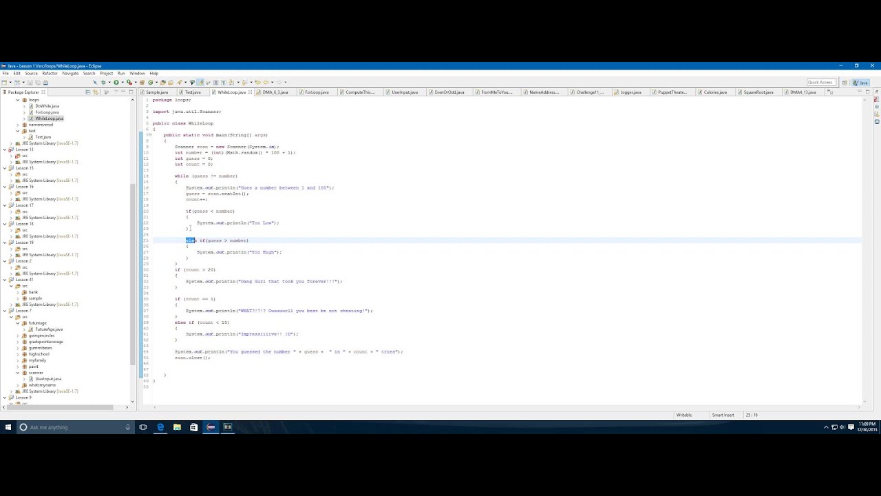 Java Hot Or Cold Game - YouTube