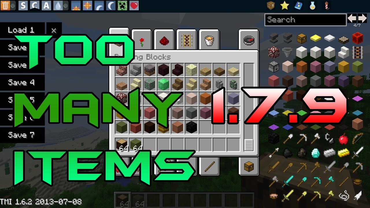 Minecraft 1.7.9: How to install TooManyItems Mod for PC!! (Non-Forge ...