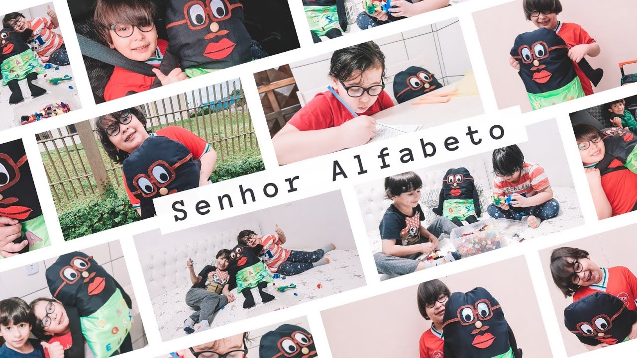 ATIVIDADE ESCOLAR COM SENHOR ALFABETO • ISAQUE E MATEUS - YouTube