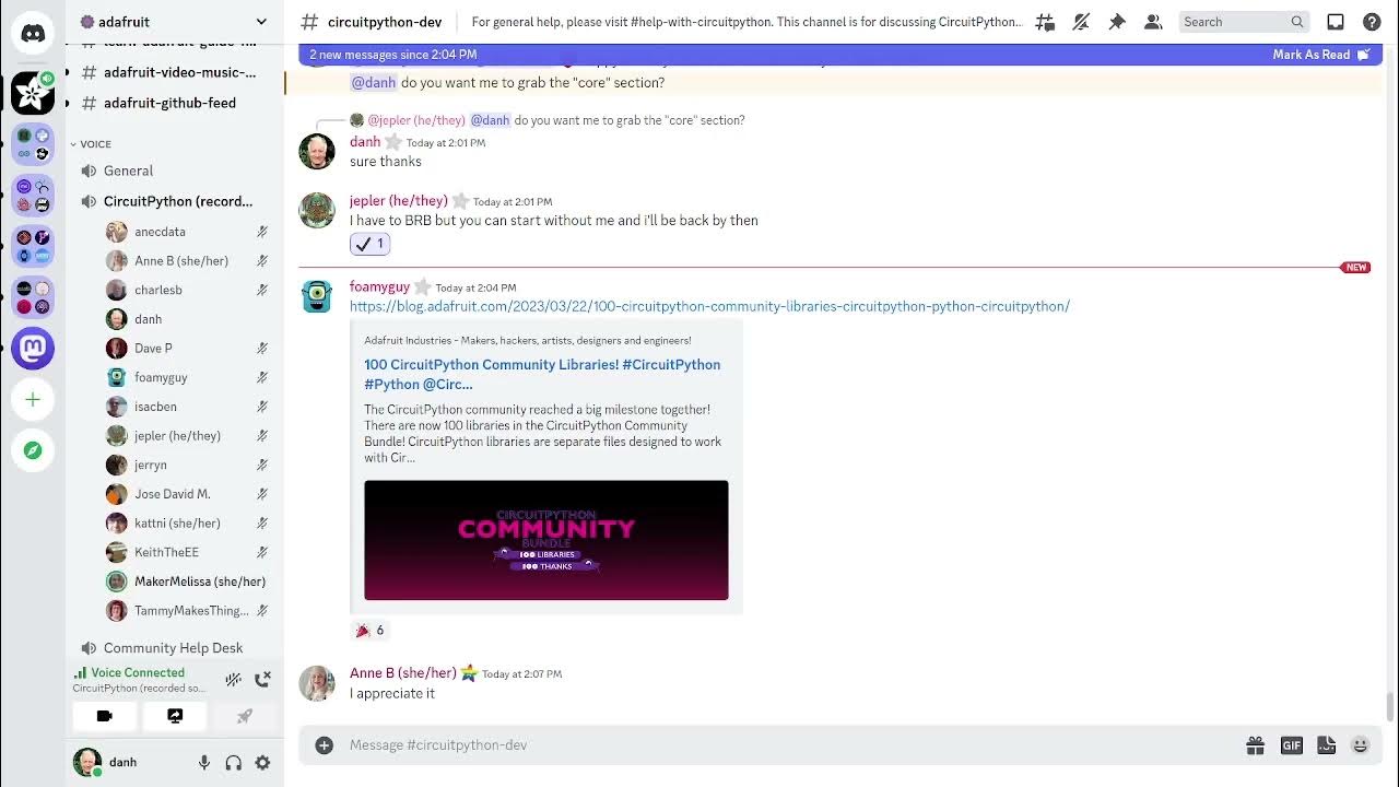 Circuitpython Weekly Meeting For March 27 2023 Circuitpython Circuitpython Adafruit Youtube