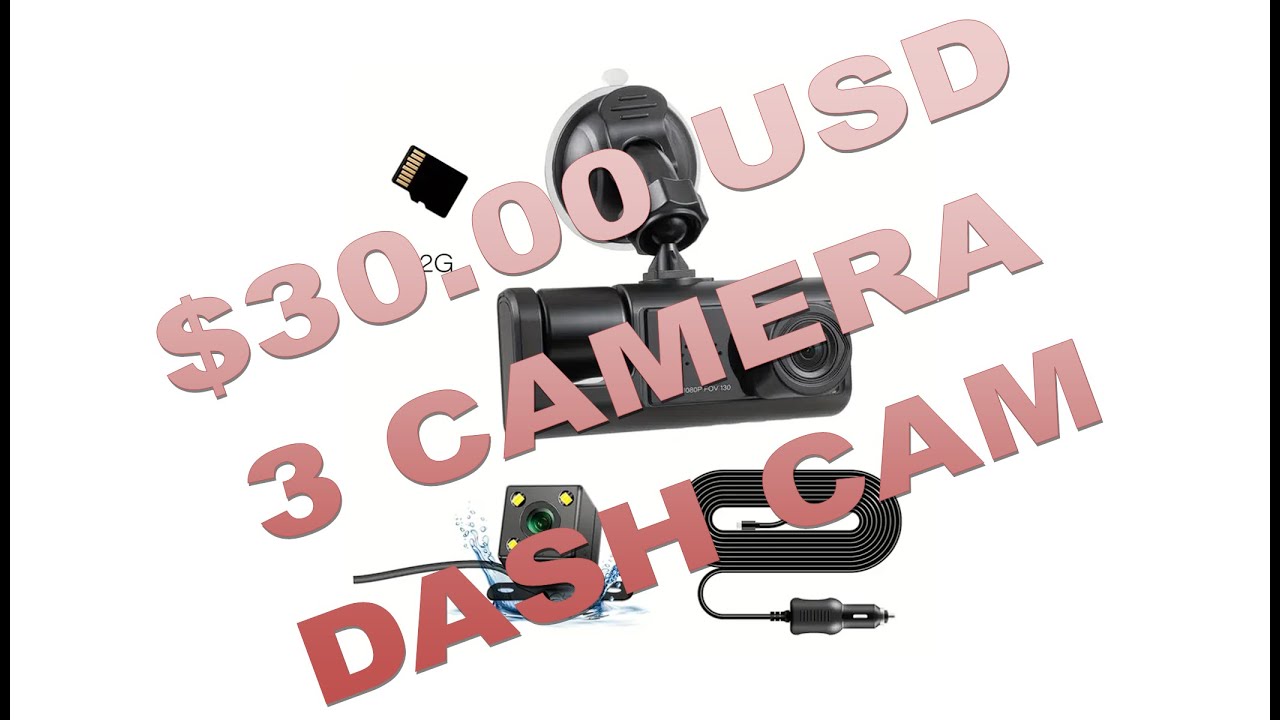 Cool 3 Camera Dash Cam From Temu - Part 1 #temu #dashcam #budget - YouTube