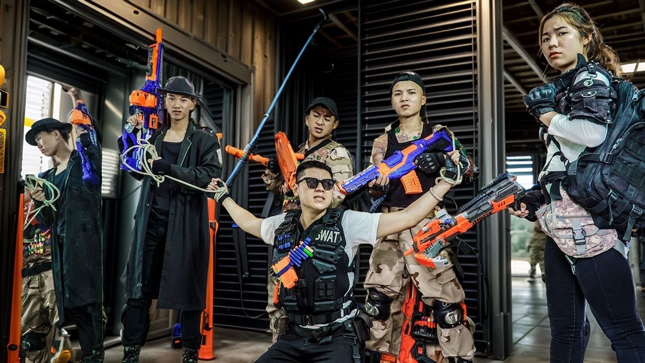 Nerf Guns War : Nerf Guns S.W.A.T Rescue Battle For Coins And Diamonds ...