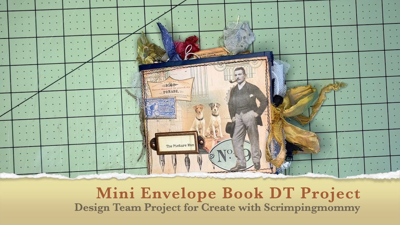 Mini Envelope Book DT Project - YouTube