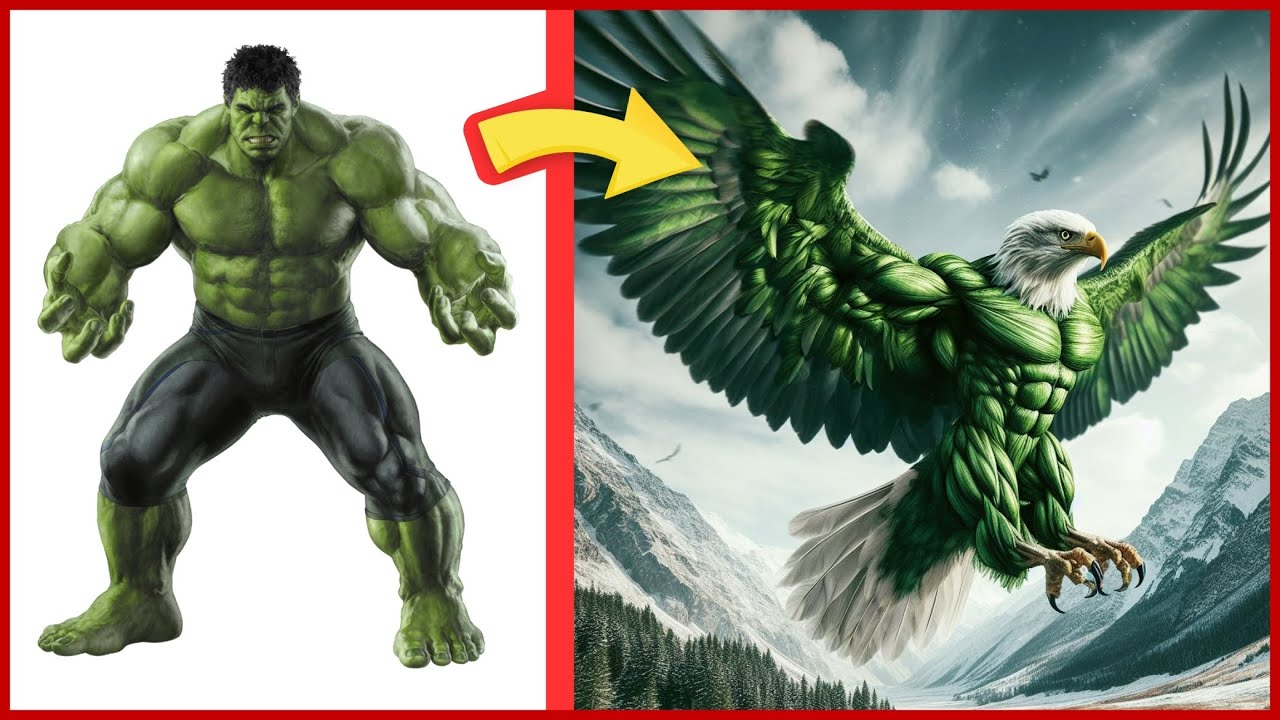 AVENGERS but EAGLES VENGERS 🤩 ALL CHARACTERS ( MARVEL & DC ) 2024 - YouTube