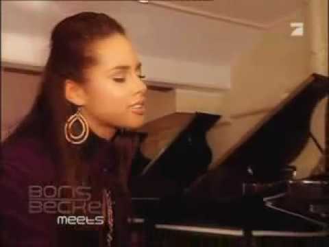 Boris Becker meets Alicia Keys [ part 3 ] - YouTube