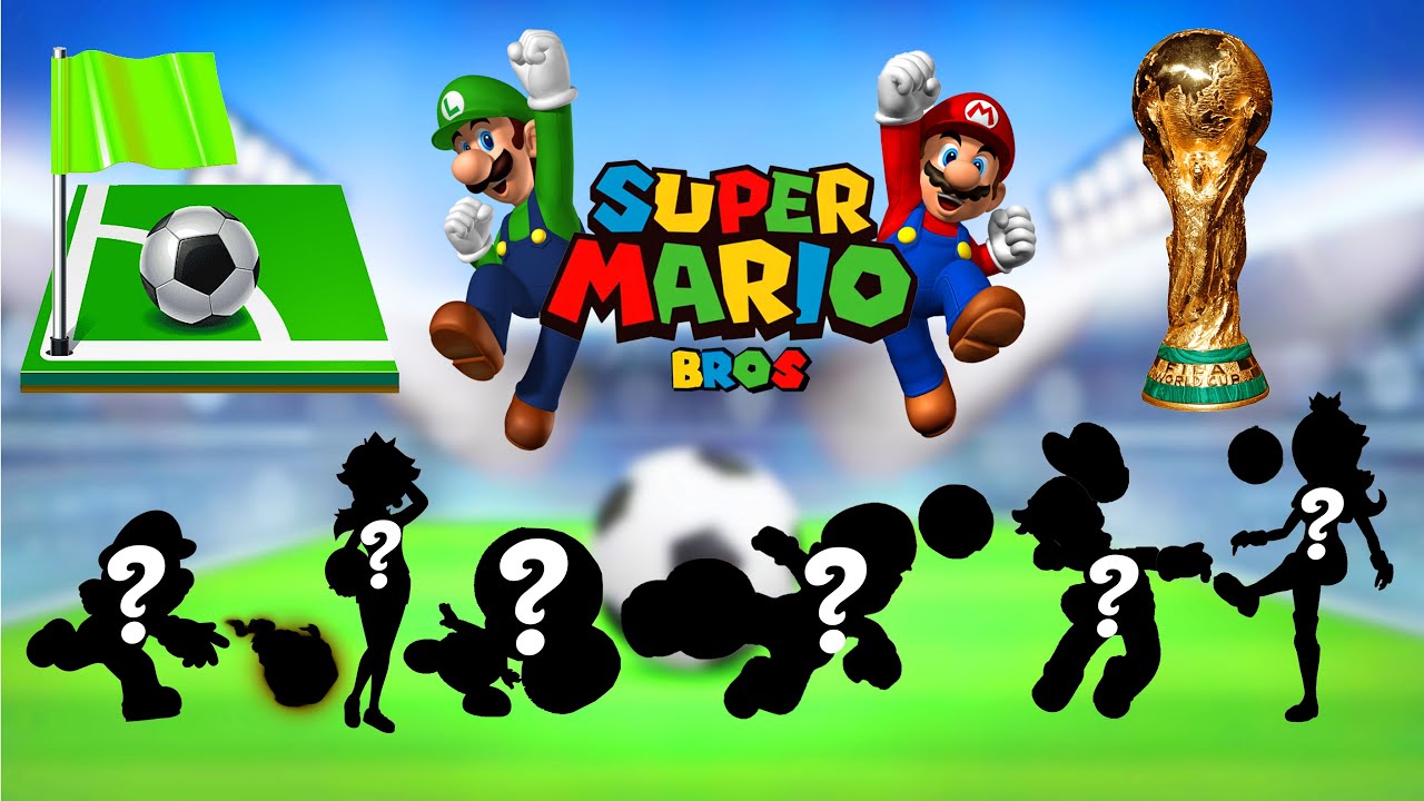 Funny Super Mario Bros on the Football Field - YouTube