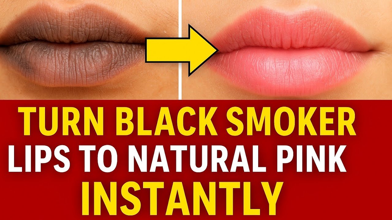 How To Turn Black Smoker Lips to Natural Pink Instantly | Simple Steps ...