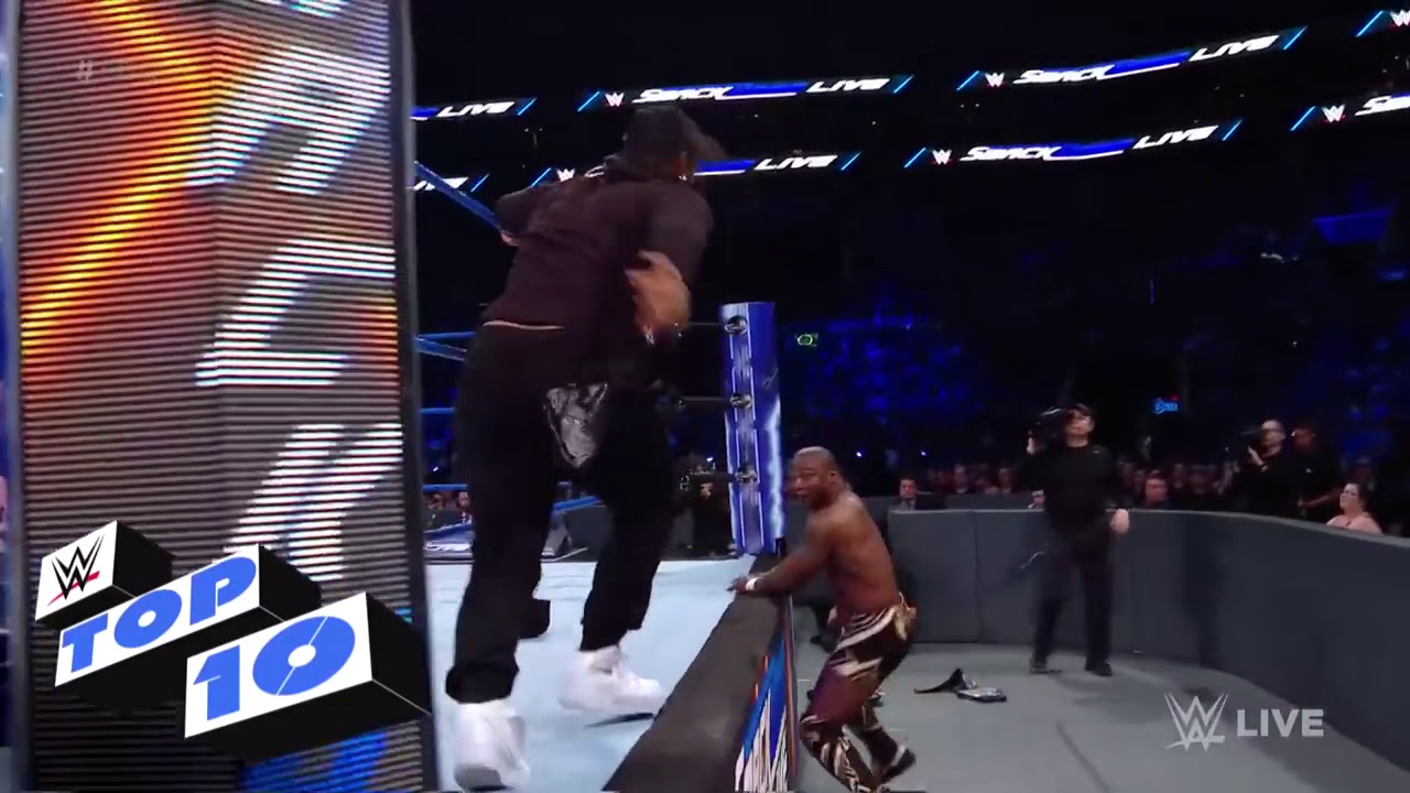 Top 10 Smackdown Live Momenst Wwe Top 10 Noveb Youtube