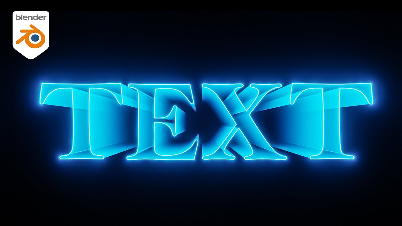 80'S STYLE TEXT ANIMATION IN EEVEE (BLENDER TUTORIAL) - YouTube