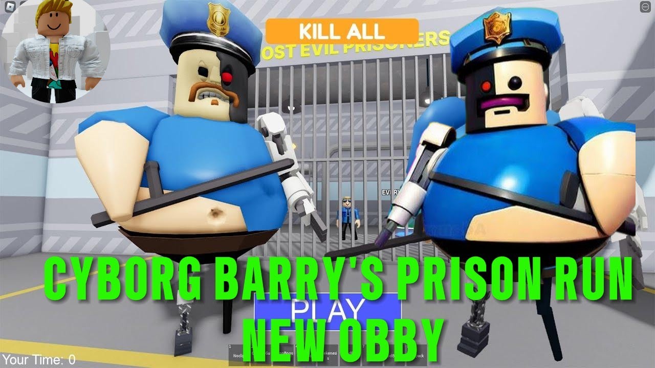CYBORG BARRY'S PRISON RUN NEW OBBY #roblox - YouTube