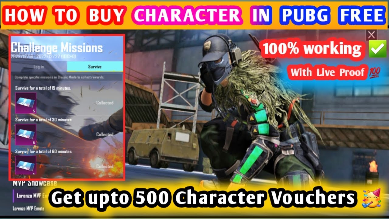 LORENZO , PUBG Mobile New Character || How to buy character in PUBG ...