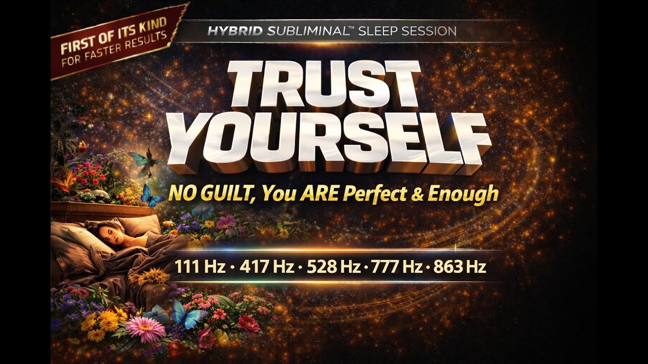 Trust Yourself: No Guilt, You ARE Perfect & Enough- *HYBRID* Subliminal FAST CHANGE 8D Sleep ...