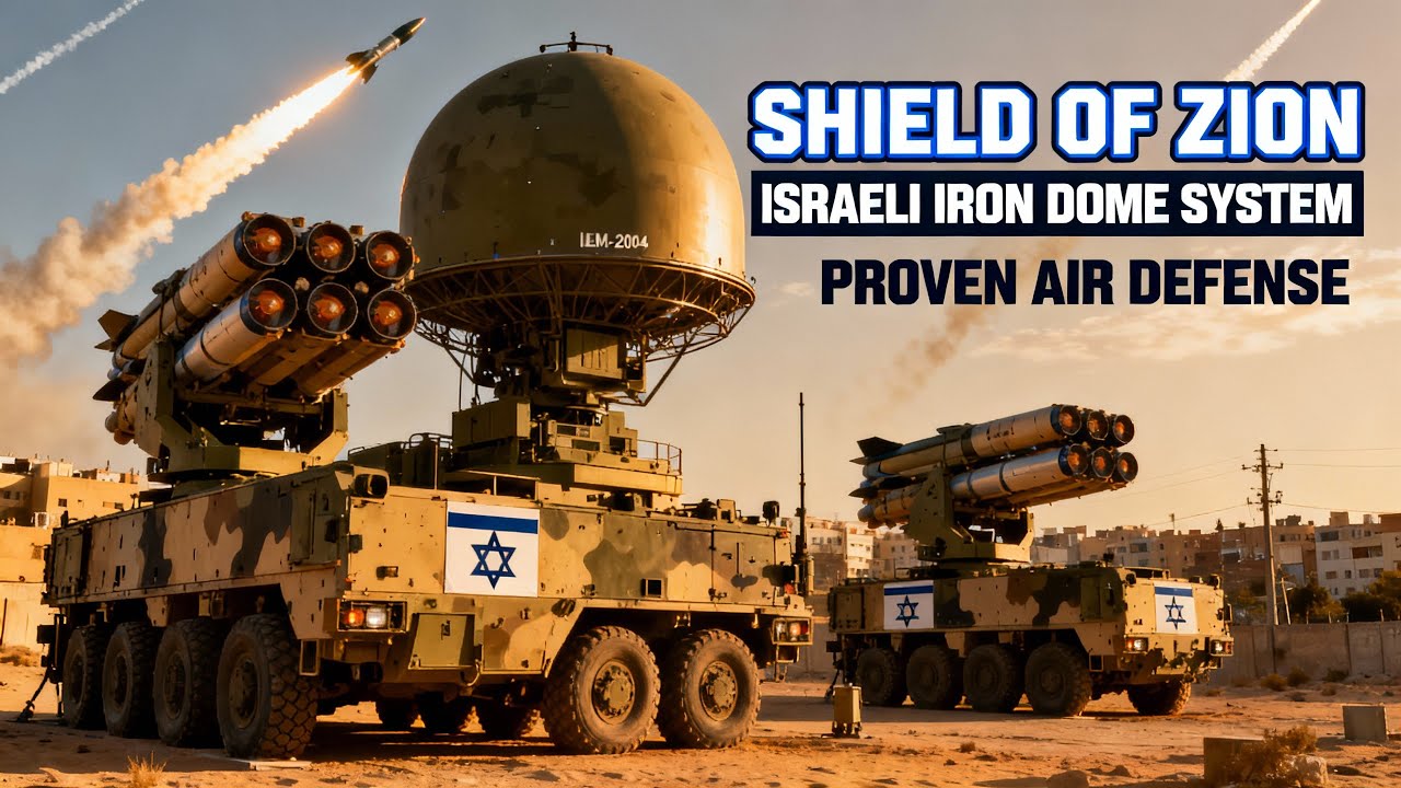 SHIELD OF ZION | Israeli Iron Dome Air Defense System - YouTube