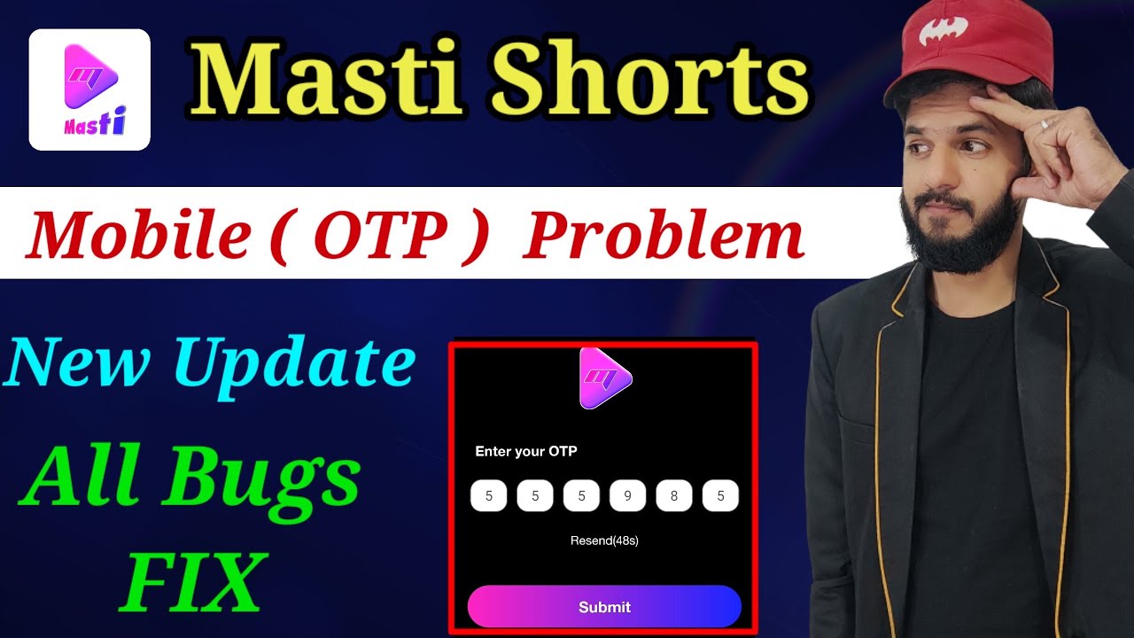 Masti apps Login problem| Masti apps OTP not received | Masti shorts ...