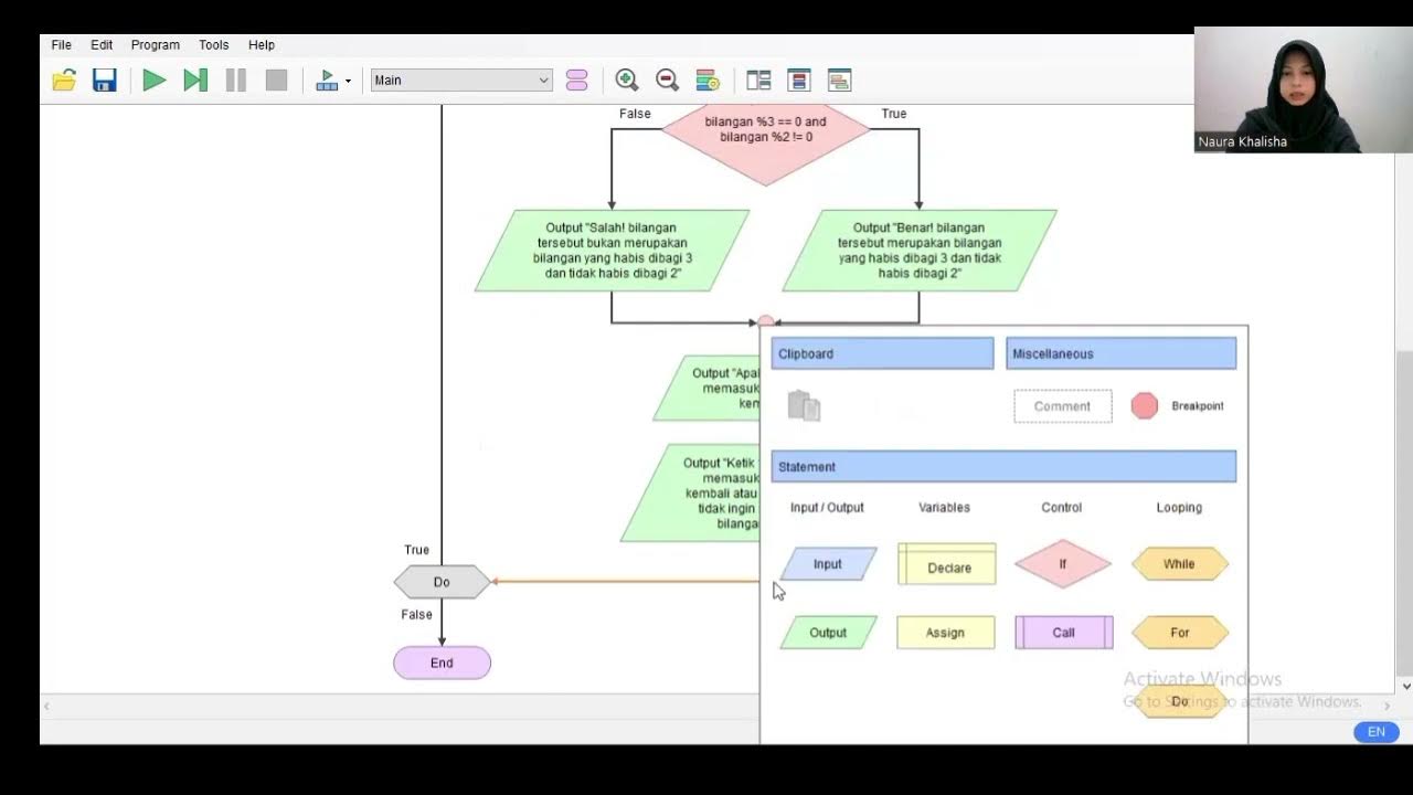 Pemrograman Visual dengan Flowgorithm - YouTube