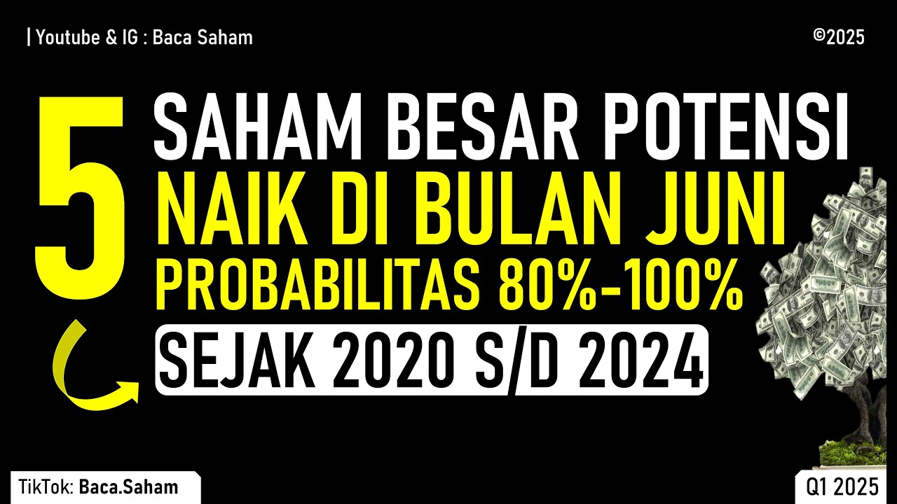 5 Saham Besar Potensi Naik di Bulan Juni - YouTube