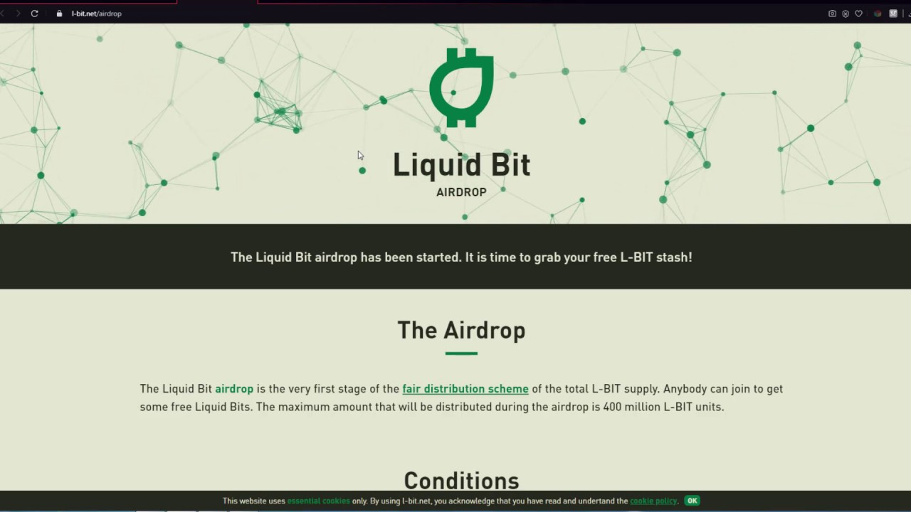 Liquid Bit AIRDROP - Получите до 25 000 L-BIT Tokens / Криптовалюта ...