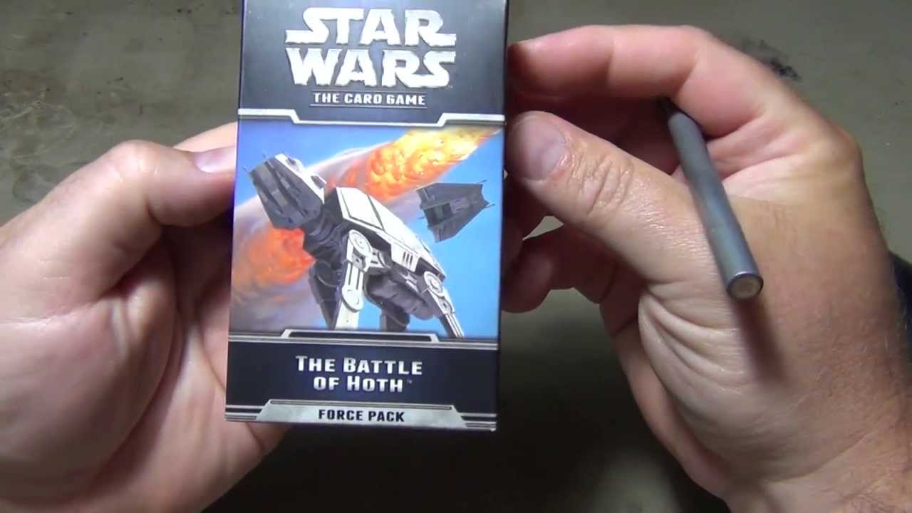 Star Wars LCG - Battle of Hoth Force Pack Unboxing - YouTube