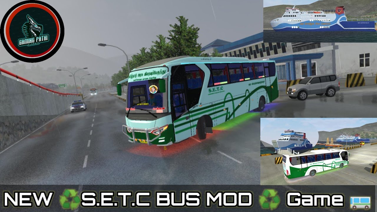 😇NEW S.E.T.C Green Bus Mod 💥 Bus simulator game 🎀 @gamingpathi1262 ...