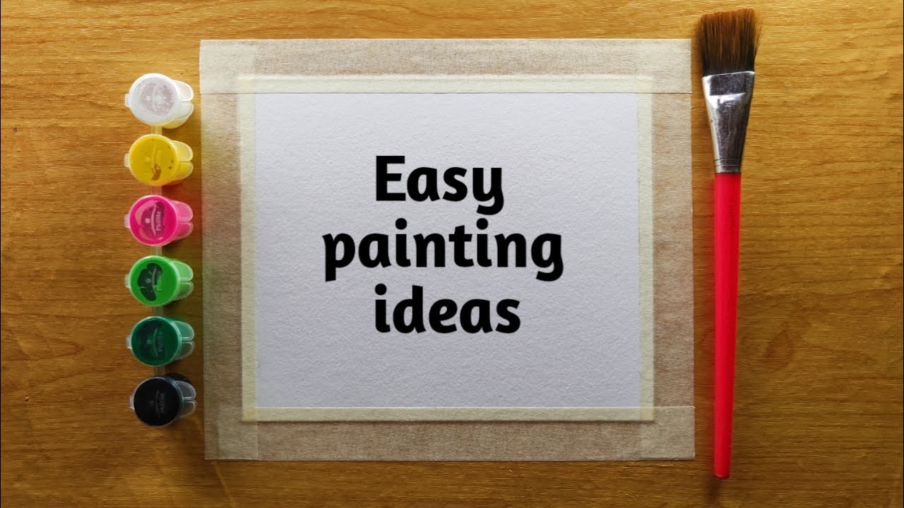 Very Easy Poster Color Painting for Beginners!, Step by step, Tutorial ...