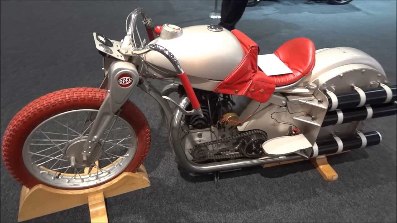 Opel Motoclub 500 Rocket Motorcycle - YouTube