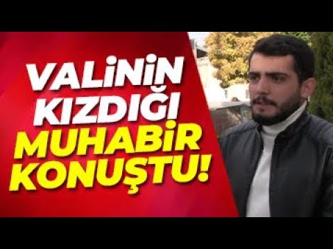 Konya Valisi'nin tepki gösterdiği muhabir konuştu