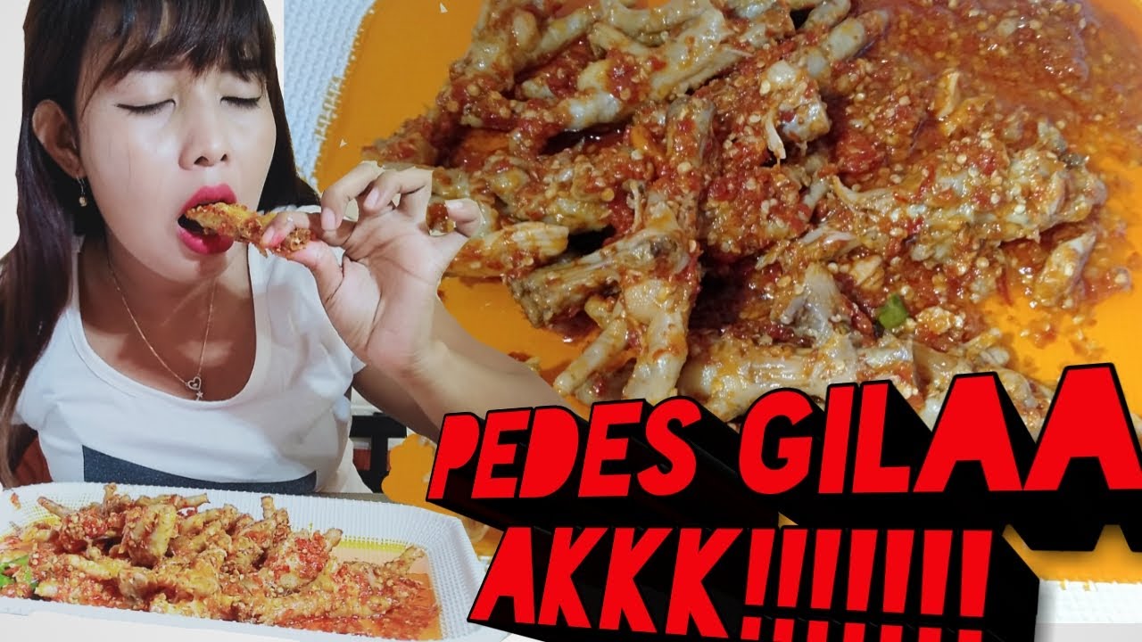 Mukbang Ceker Pedas Gillakkk π₯π₯π₯ Youtube