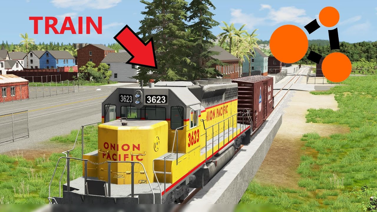 un TRAIN sur BeamNG ! (experiences, présentation du mod, tuto commennt ...