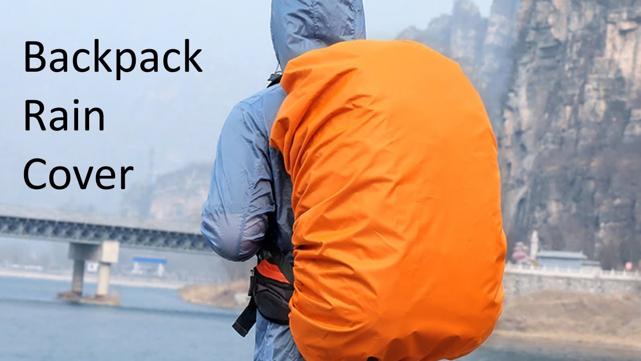 Backpack Rain Cover - You Can Carry Water In It - YouTube