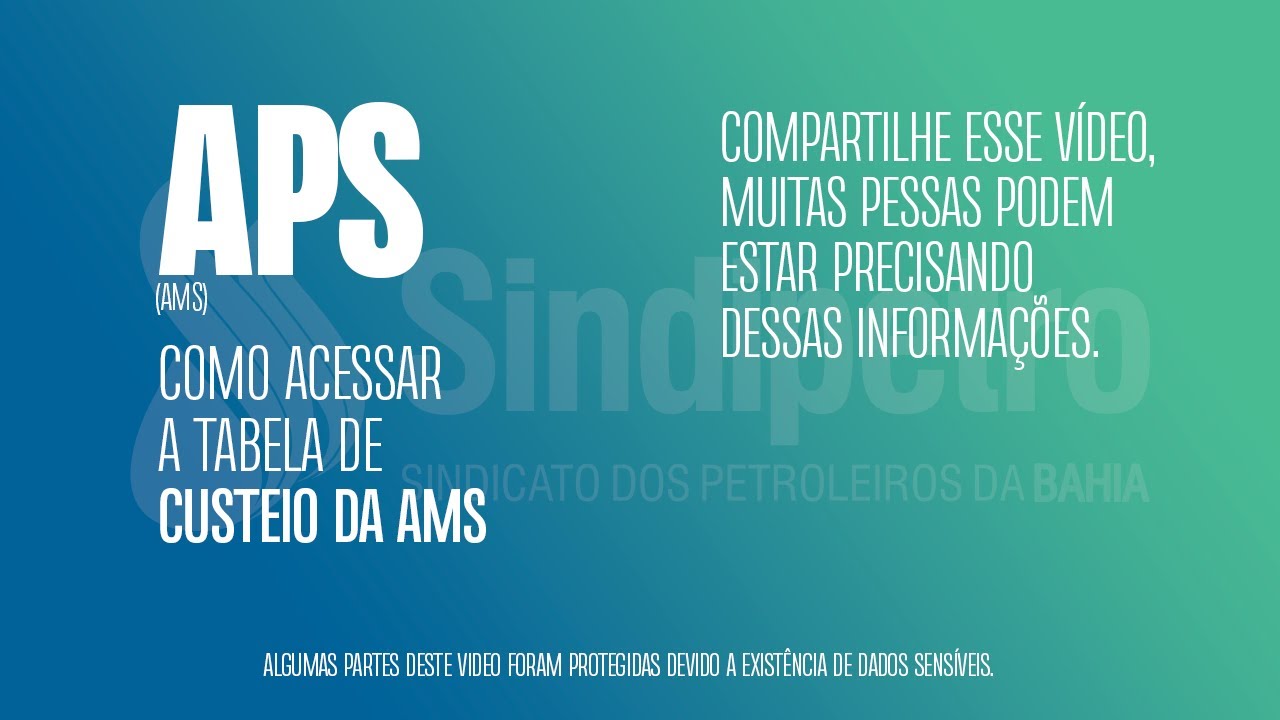 Como acessar a tabela de custeio da AMS - (APS - SAÚDE PETROBRÁS) - YouTube