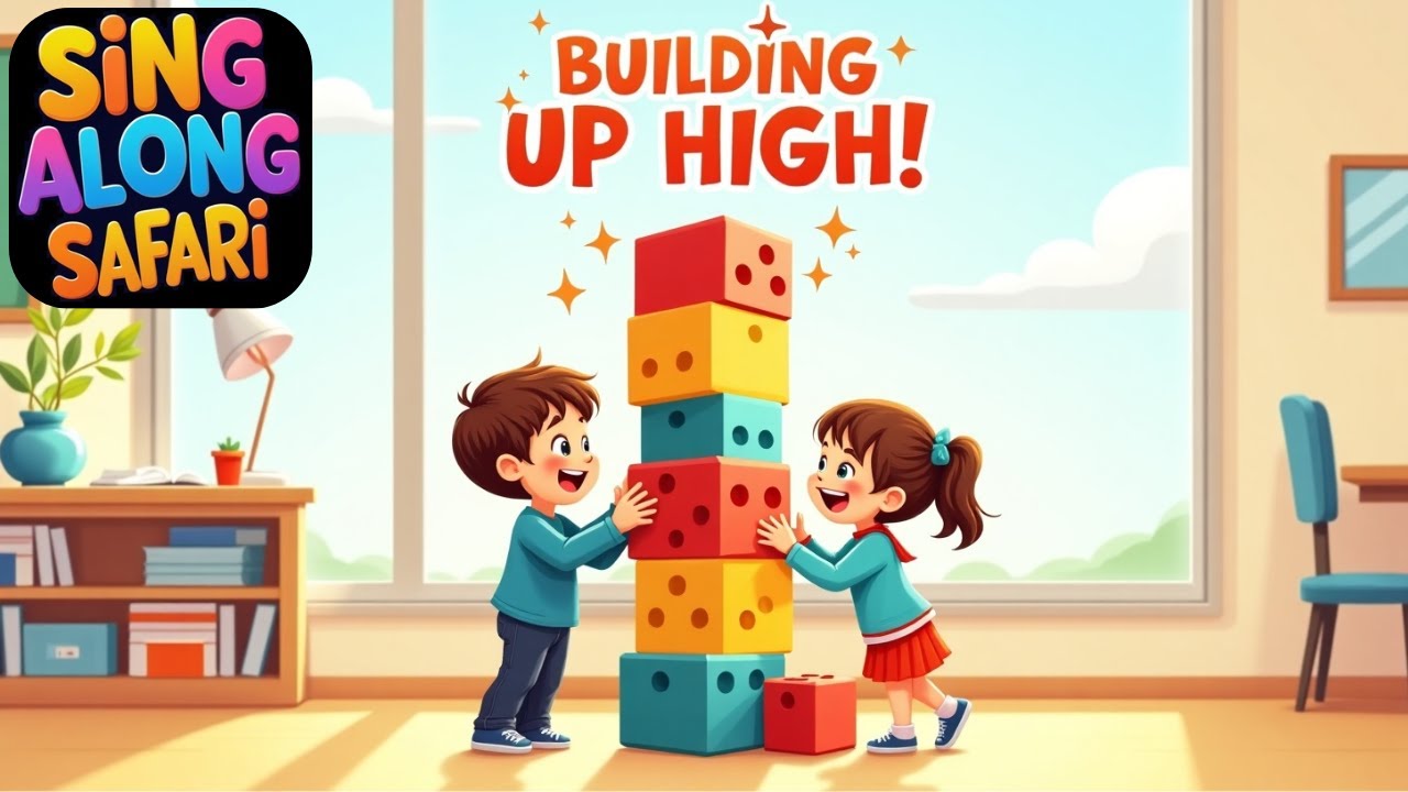 Building Up High | Kids' Favorite Building Song! | Fun Nursery Rhyme ...